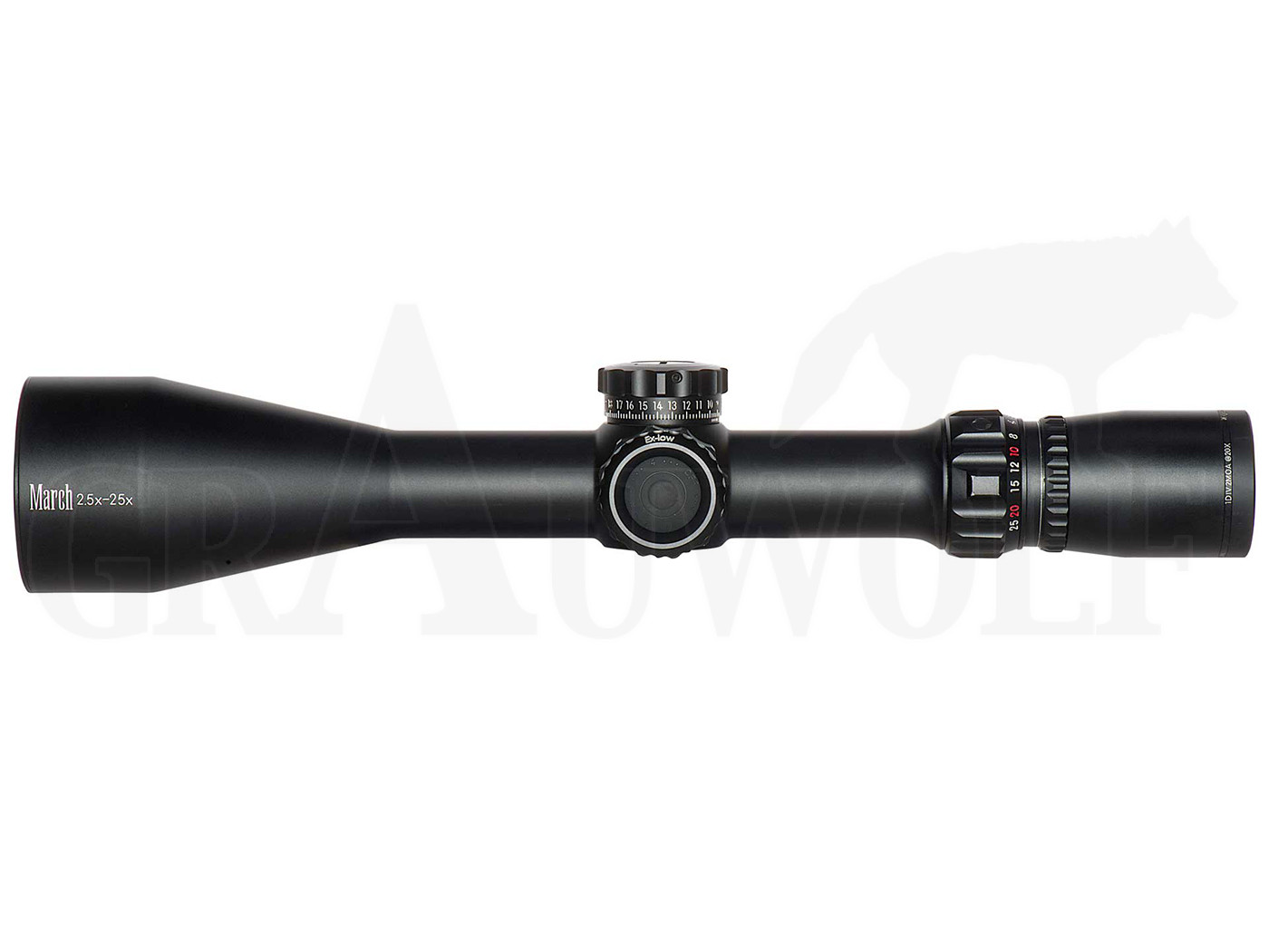 March Tactical 2,5-25x52 Zielfernrohr 30 mm Absehen MTR-2 beleuchtet ...