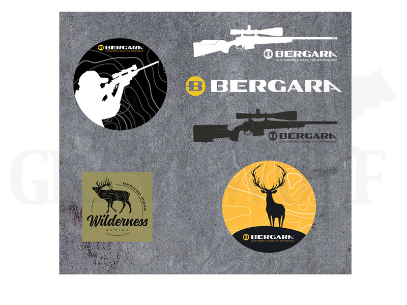 Bergara Sticker Set 6 Stück - grauwolf.net
