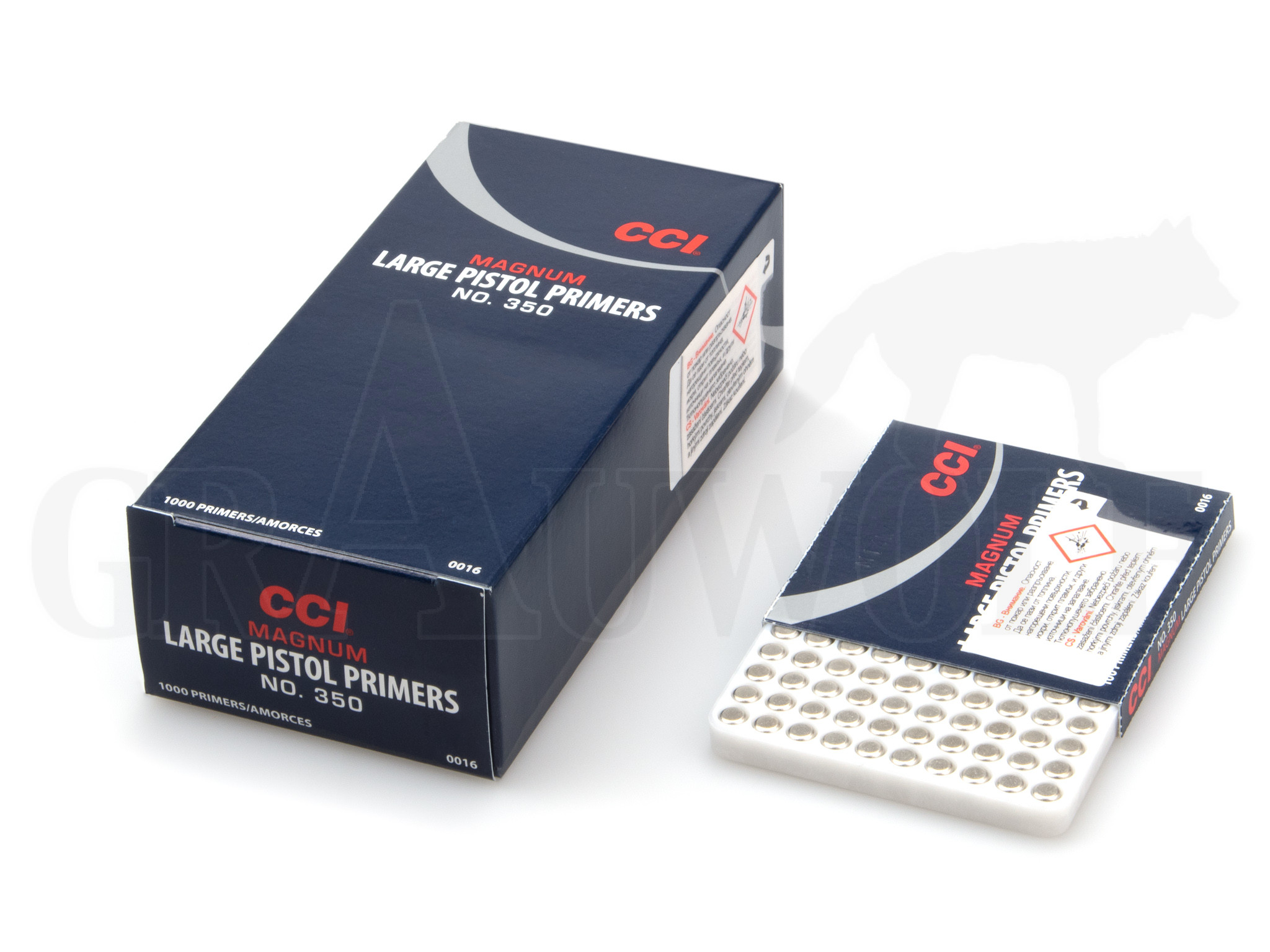 CCI 350 Zündhütchen Large Pistol Magnum 1000 Stück - grauwolf.net
