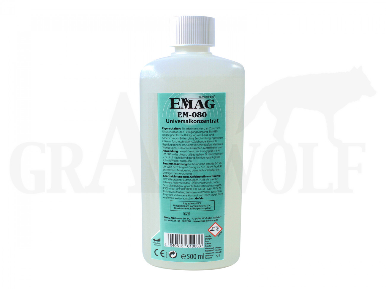 EMAG EM-080 Universalreinigungskonzentrat 500 ml - grauwolf.net
