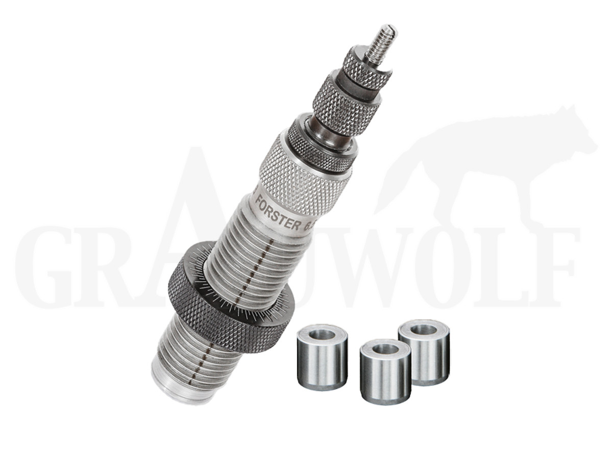 6 mm BR Forster Vollkalibriermatrize für Kalibriereinsätze mit 3 ...