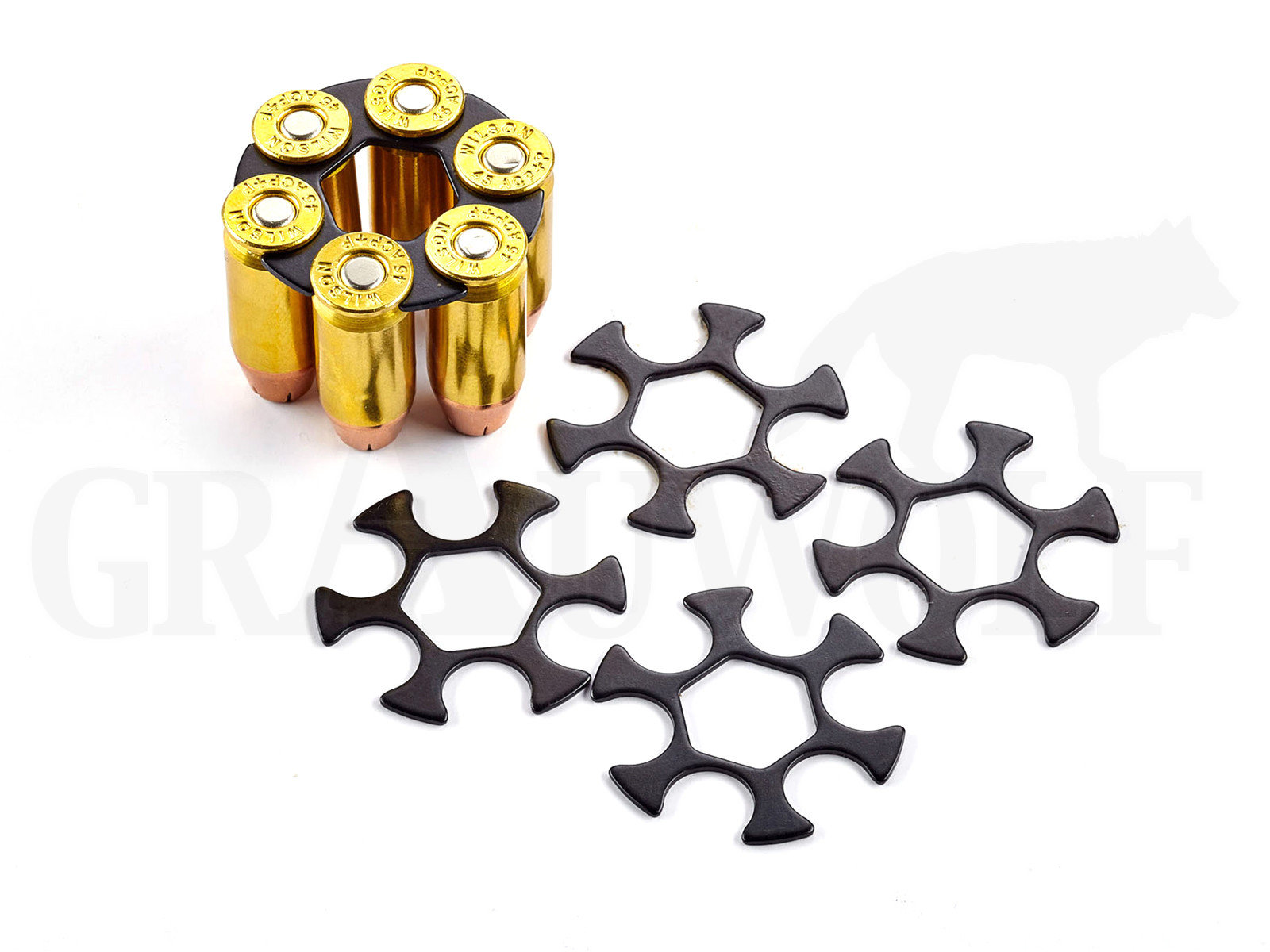 WILSON COMBAT Blue .45 ACP Moon Clips für 1917 Revolver 5 Stück ...